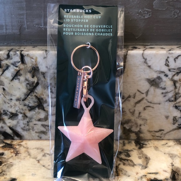 Starbucks | Accessories | Starbucks Pink Christmas Star Hot Cup Lid ...